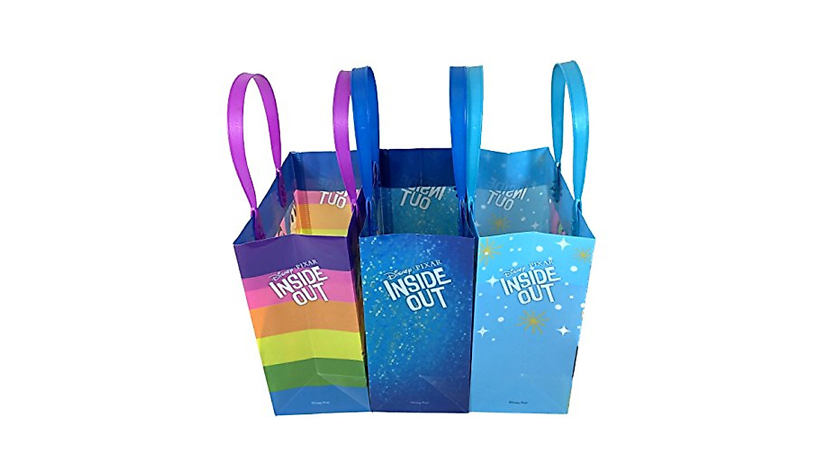 Inside Out Emotions Party Favor Bag - 12 Durable Pieces