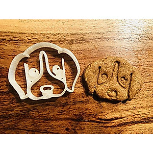 Beagle Cookie Cutter and Dog Treat Cutter - Dog Face - 3 inch