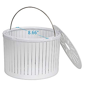 Saturnpower Portable Mini Washing Machine，Small Compact Laundry 4.4lbs Capacity Washer w/Spin Cycle Basket and Drain Hose Drum Washing Machine