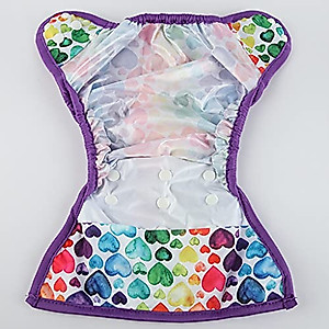 ReUseLife One Size Cloth Diaper Cover Snap with Double Gusset 6 Pack (6DC03)