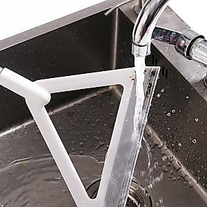 MCLEN Multifunctional Squeegee Silicone Broom for Floor, Carpet, Window Cleaning, Water, Cat Dog Hair Remover, Rubber Broom for Kitchen, Shower, Household Indoor Magic Broom, 38.9'' x 10.7'' x 0.94''