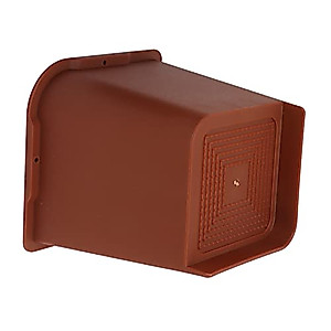 Oumefar 4Pcs Furniture Lift Risers ABS Furniture Bed Risers 6 Inch 8 Inch Heavy Duty Risers for Sofa and Table (Brown)