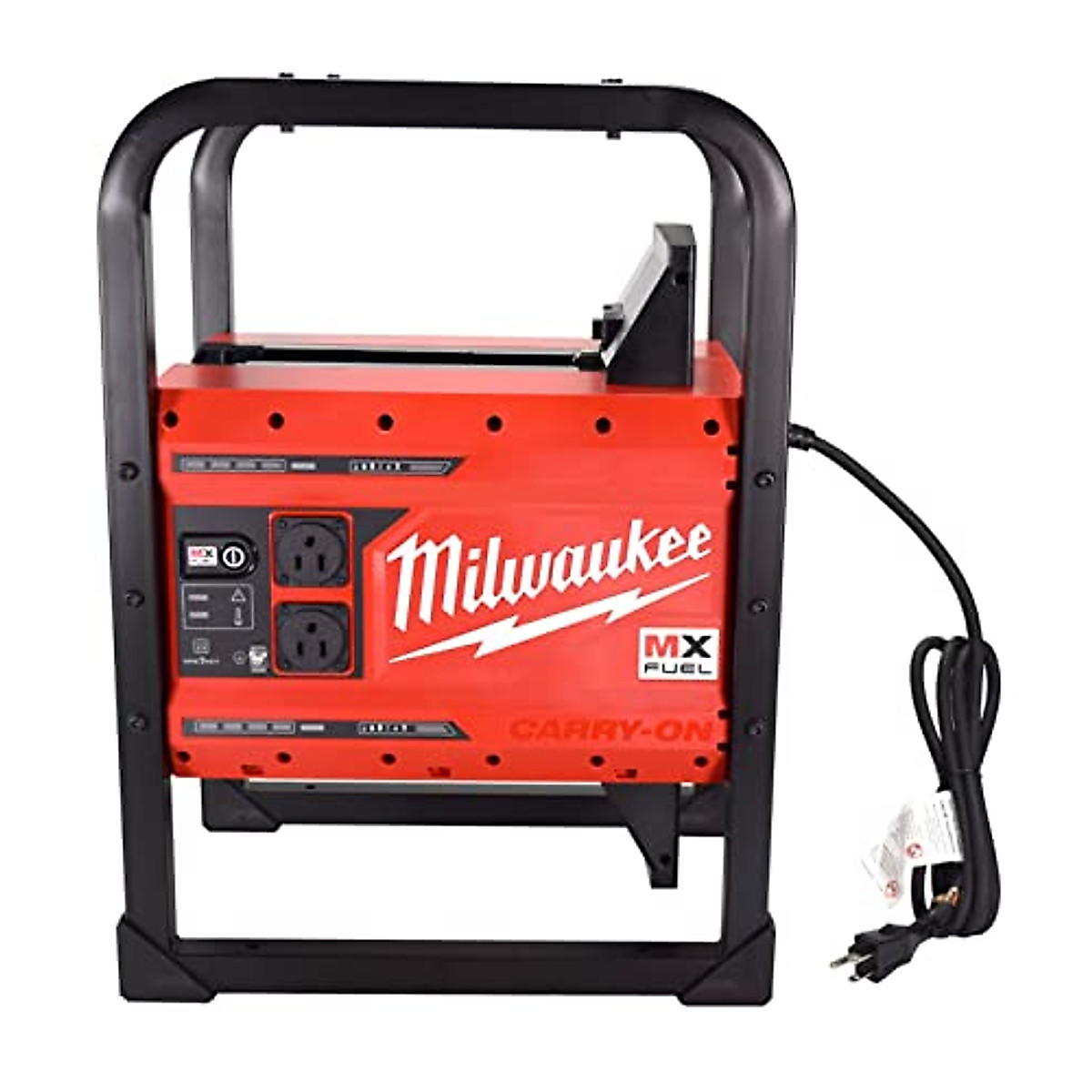 Milwaukee MXF002-2XC Portable 3600W/1800W Push Start Battery Powered Generator with 2 Batteries