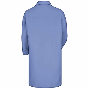 Red Kap mens Rk With Pockets Medical Lab Coat, Light Blue, X-Large US