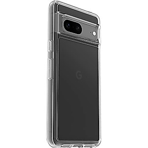 OtterBox Google Pixel 7 Symmetry Series Case - CLEAR, Ultra-Sleek, Wireless Charging Compatible, Raised Edges Protect Camera & Screen