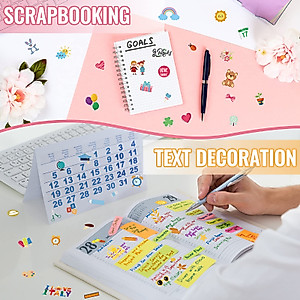 24 Sheets Daily Planners Monthly Celebrations Planner Stickers for Calendar Decorating, Planning, Scrapbooking, Holiday Seasonal General Events, 1,100+ Stickers Per Pack