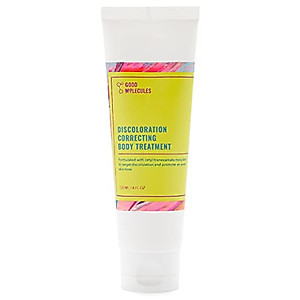 Good Molecules Discoloration Correcting Body Treatment 4 Ounce. Formulated with Tranexamic Acid, Niacinamide, Arginine, and Jojoba Seed Oil.