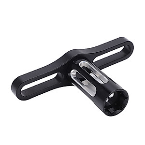 Dilwe RC Hex Nuts Sleeve Wrench, Aluminum Alloy 17mm Hex Sleeve Wrench for 1/8 1/10 RC Off Road Car Wheel RC Accessories