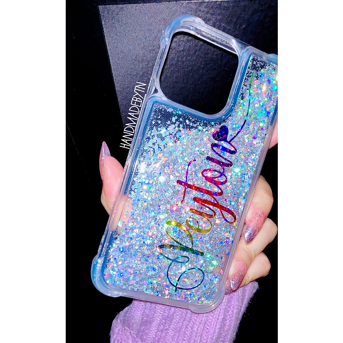 HandmadebyTN glitter case for iPhone 16 Pro max iPhone 14 Pro max Iphone 13 pro Max iphone 16 pro max iPhone 11 case | compatible for Galaxy S24 Ultra case Galaxy S23 Ultra S22 ultra S24 Plus case