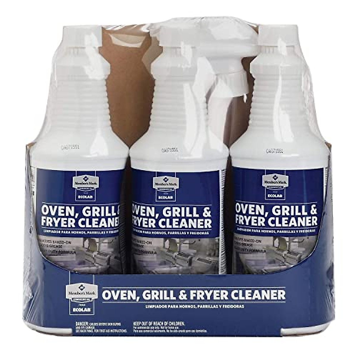 An Item of Member's Mark Commerical Oven, Grill and Fryer Cleaner by Ecolab (32 oz, 3 pk.) - Pack of 1