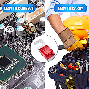 Frienda 18 Pcs Mini ANL Fuse Plated Pack Car Audio Fuses Holder kit for Automotive Marine Audio Video Electronic System(20A, 30A, 40A, 50A, 60A, 80A, 100A, 125A, 150A)