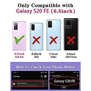 Goocrux (2in1 for Samsung Galaxy S20 FE 5G Case Sun and Moon for Women Girls Cute Stars Space Phone Cover with Slide Camera Cover+Ring Holder Fashion Golden Print Design Cases for S20FE 6.5''