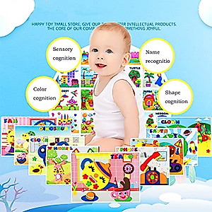Ahua 3D EVA Foam Stickers for Toddlers Large Size DIY Cartoon Animal Painting Stickers Movable and rotatable，Preschool Art Class Drawing Sticker Puzzle Art Craft Kit for Kids Boys Girls