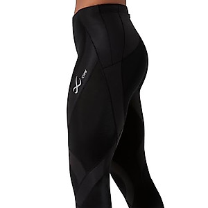 CW-X Women's Endurance Generator Joint and Muscle Support Compression Tight, High Performance Leggings for Running and Weight Lifting, Jet Black, X-Small