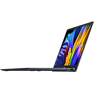 ASUS ZenBook 13 Ultra-Slim Laptop, 13.3” OLED NanoEdge, Intel Evo Platform i7-1165G7, 8GB, 512GB SSD, NumberPad, Thunderbolt 4, Wi-Fi 6, Windows 11 Home, AI Noise-Cancellation, Pine Grey, UX325EA-EH71