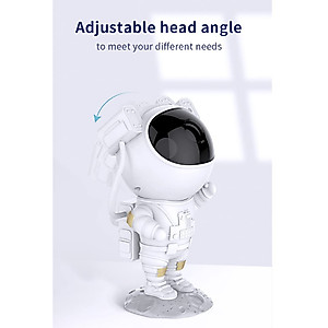 Astronaut Star Projection Light,LED Kids Night Light,Galaxy Nebula Ceiling Projector Lamp,with Remote and Timer,for Children and Adults Bedroom Party Best Gift