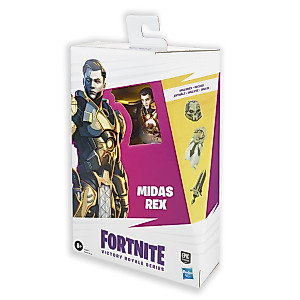 FORTNITE Hasbro Victory Royale Series Midas Rex Collectible Action Figure with Accessories - Ages 8 and Up, 6-inch