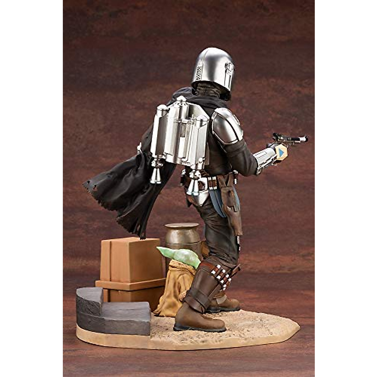 Kotobukiya The Mandalorian & The Child ArtFX PVC Statue, Multicolor