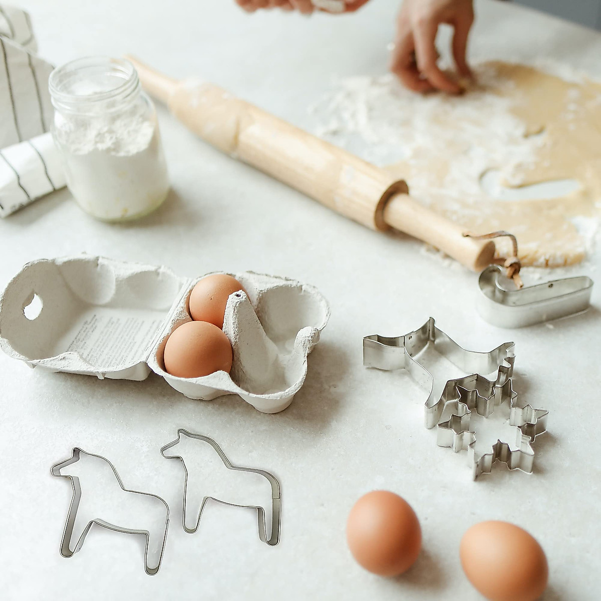 COLIBROX Scandinavian Sweden Swedish Dala Horse Cookie Cutter #186HOR