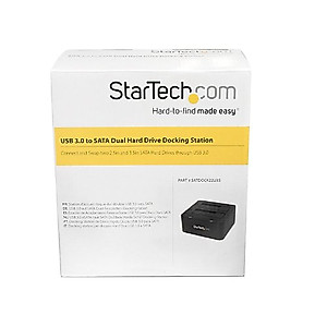 StarTech.com USB 3.0 to Dual 2.5/3.5in SATA Hard Drive Docking Station