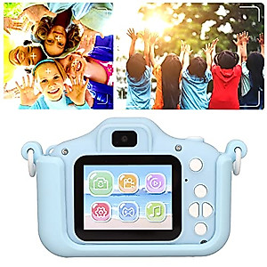 Vbestlife Kids Digital Camera, Cute Multifunctional Camera with Compact Design, Shoot Video Camera for Gifts, Portable Digital Video Cameras for Toddler