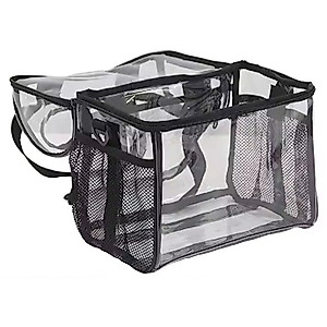 Generic Transparent Lunch Bag, Stadium-Approved, Heavy Duty, Large, Reusable, PVC Material