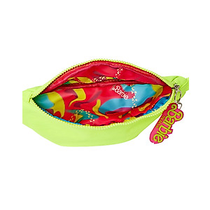 Spirit Halloween Barbie the Movie Green Fanny Pack | Officially Licensed | Barbie Accessories | Halloween Costumes | Neon Belt Bag | Official Barbie