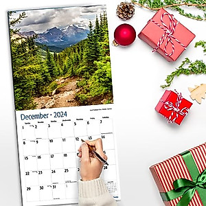 RED EMBER Untamed & Beautiful Pathways 2024 Wall Calendar 12 Month | 12" x 24" Open | Thick & Sturdy Paper | Giftable | Calendar 2024