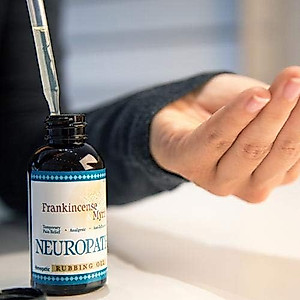 Frankincense & Myrrh Neuropathy Rubbing Oil 2 oz. (Pack of 2) Packaging May Vary