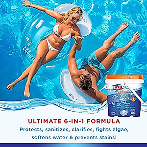 HTH 42048 Ultimate 3" Chlorinating Tablets Swimming Pool Chlorine, 8 lbs