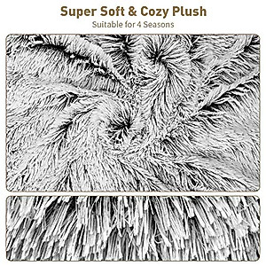 PJYuCien Fluffy Fleece Cat Dog Blanket, Soft Warm Pet Throw Blanket for Dogs & Cats (Small 16" x 24")