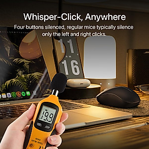 Soonjet Compatible with MacBook Air 13 inch Case & Black Wireless Mouse