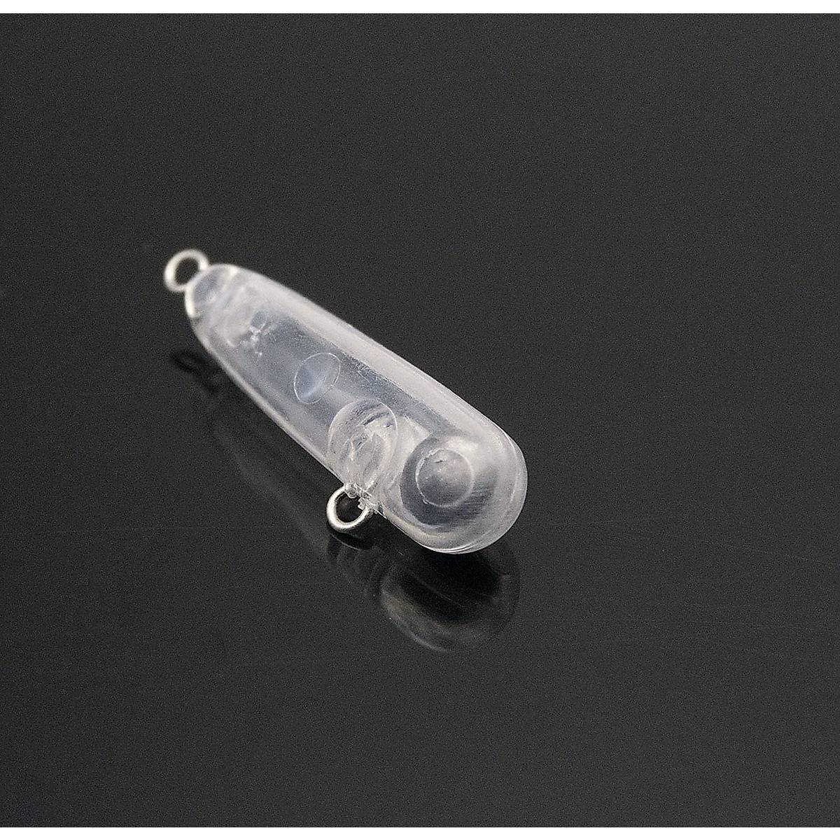 10PCS Unpainted Lure Blanks 2.09g 3.4cm Crankbait Simulation Blank Body Clear Hard Baits Trout Salmon Minnow Lure Popper Lures Topwater Freshwater 8427