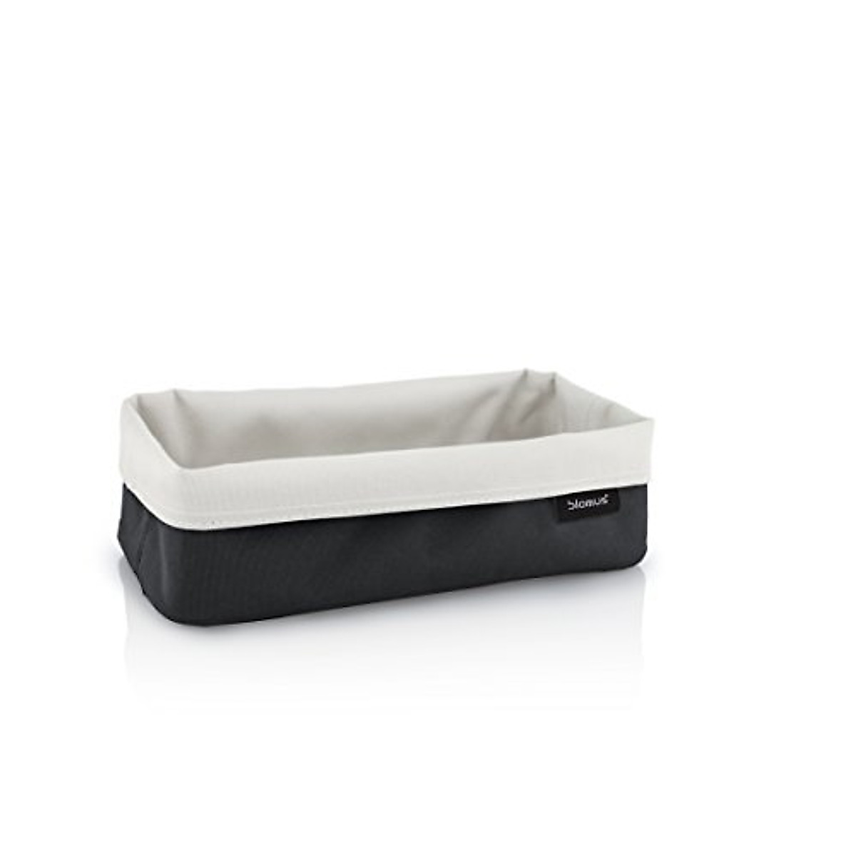 Blomus ARA Reversable Storage Basket,lg, Sand-Anthracite, H 7 cm, B 12 cm, T 24 cm