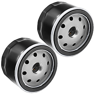 AM125424 492932 Oil Filter for John Deere GY20577 for Briggs & Stratton 492932 492932S 696854 795890 842921 695396 Tecumseh 36563 Lawn Mower for Kawasaki 49065-7007 （2PCS）