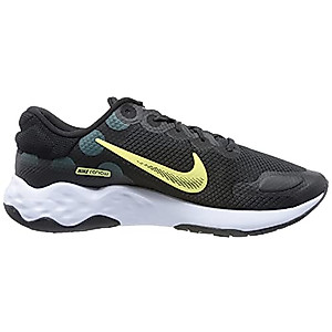 Nike Renew Ride 3 Mens Running Trainers Sneakers Shoes, Black/Lemon Chiffon, 11.5 M US