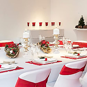 Amusaer White Votive Candles, 20 Packs Unscented Wax Candles for Wedding, Party & Home (15 Hour), 1.5''D x 2.25''H