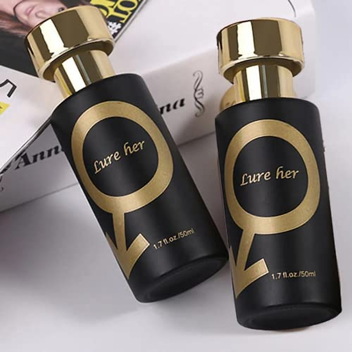 ZEYNSA Golden Lure Pheromone Perfume Lure Her Perfume for Men venom-love cologne for men Pheromone Cologne for Men Attract Women(2pcs)