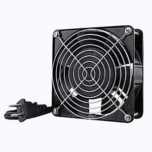Wathai AC 12038 120mm x 38mm 110V 120V Dual Ball Metal Cooling Axial Fan High Airflow