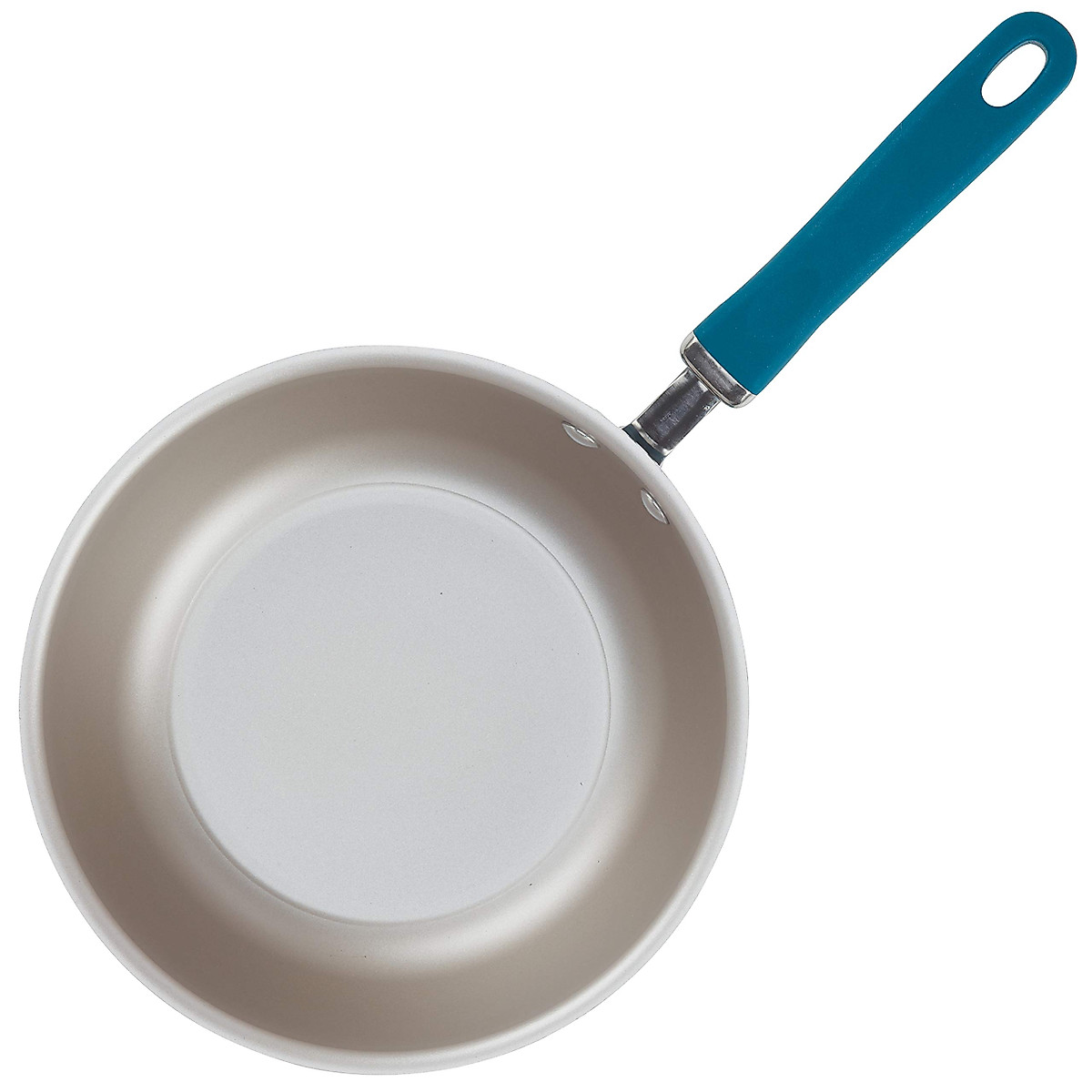 Rachael Ray Create Delicious Nonstick Saute/All Purpose Pan with Lid, 3 Quart - Teal Shimmer, teal shimmer blue