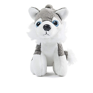 PREXTEX Plush Puppies Set - 6 Small Dog Stuffed Animals with Keychains | 5-Inch Cozy & Cute Puppy Toys for 3-5+ Year Olds