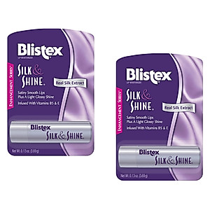 Blistex Silk & Shine Lip Moisturizer 0.13 oz Pack of 2