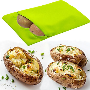 KR. LIF 2 PACK Microwave Cooking Bag Quick Delicious Potatoes and Veggies Baked Cooker Kitchen Express Microwave Bags