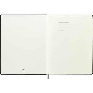 Moleskine Classic Notebook, Hard Cover, XXL (8.5" x 11") Ruled/Lined, Black, 192 Pages