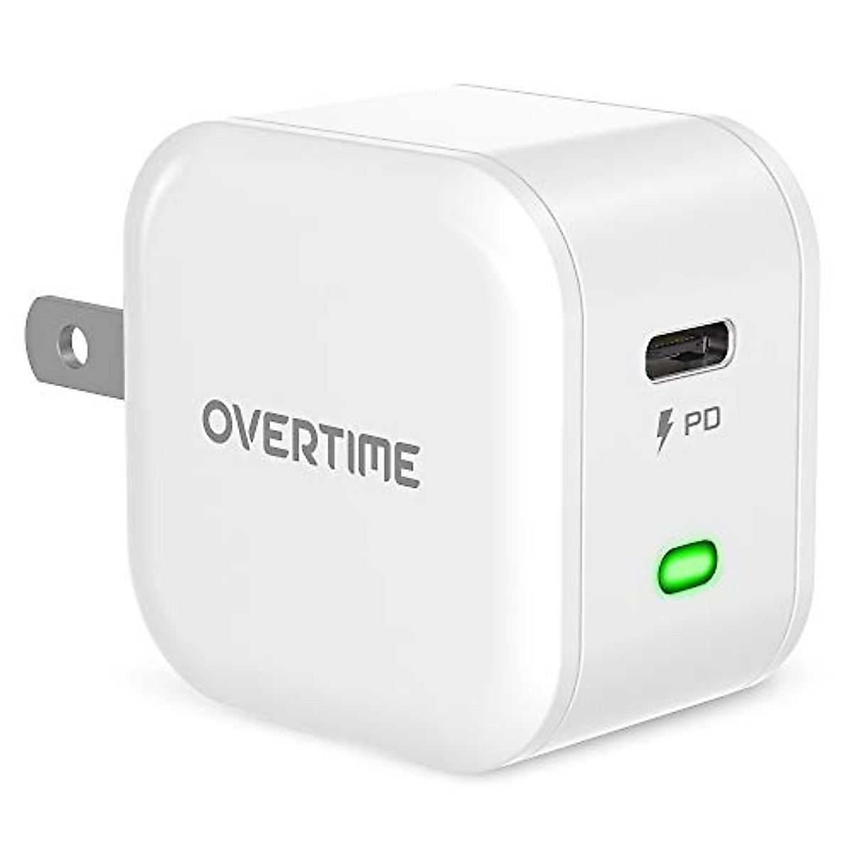 USB C Charger 20W, Overtime Fast Charger for iPhone, PD 3.0 Type C Wall Charger for iPhone 14/14 Pro/14 Max/14 Plus/13/13 Mini/13 Pro/13 Pro Max/12/12 Mini/12 Pro/12 Pro Max, iPad Pro