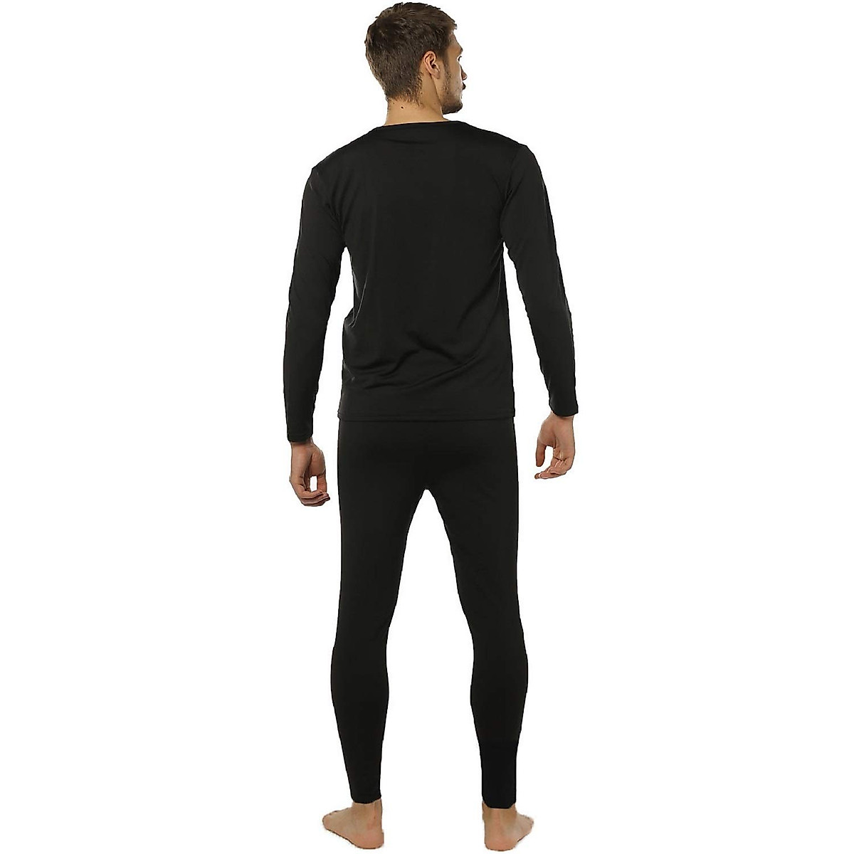 ViCherub Men's Thermal Underwear Set Fleece Lined Long Johns Winter Base Layer Top & Bottom 2 Sets for Men