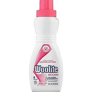 Woolite Delicates Hypoallergenic Liquid Laundry Detergent, 8 Loads, 16oz, Hand & Machine Wash