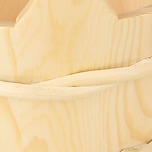 EVTSCAN Natural Sauna Wooden Barrel, Wooden Lined Hot Tub Barrel, Professional Sauna Spa Accessories, Bathroom Accessory Supplies