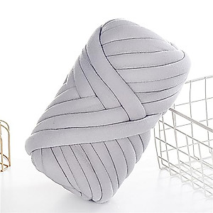 2 Set 1 Roll Knitting Yarn Non-Fading No Ball Soft Hand Knitting Crocheting DIY Coarse Yarn Daily Use Crochet Yarn