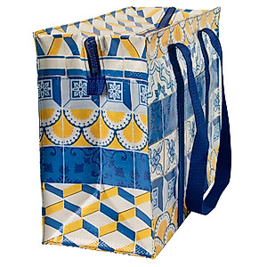 BLUE Q Painted Tiles Shoulder Tote, 1 EA